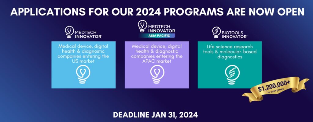 MedTech Innovator - World's largest life science accelerator